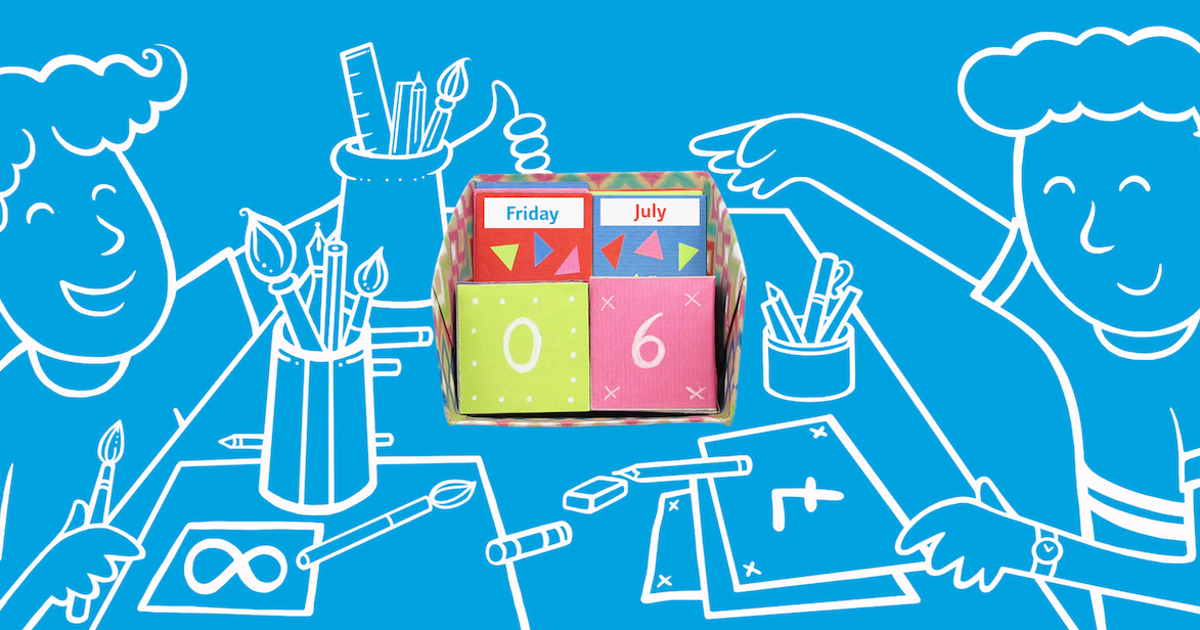 Cómo hacer un calendario - Colhogar